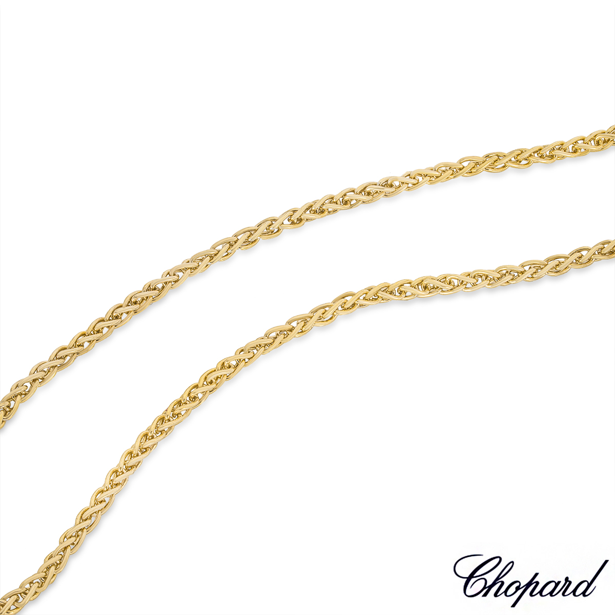 Chopard Yellow Gold 2mm Wheat Chain | Rich Diamonds